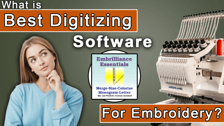 2022 Best Digitizing Software For Embroidery | ZDigitizing