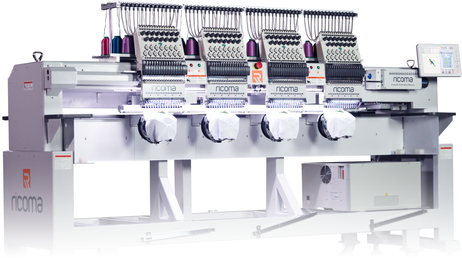 Ricoma CHT2 Series Multi Head Embroidery Machine